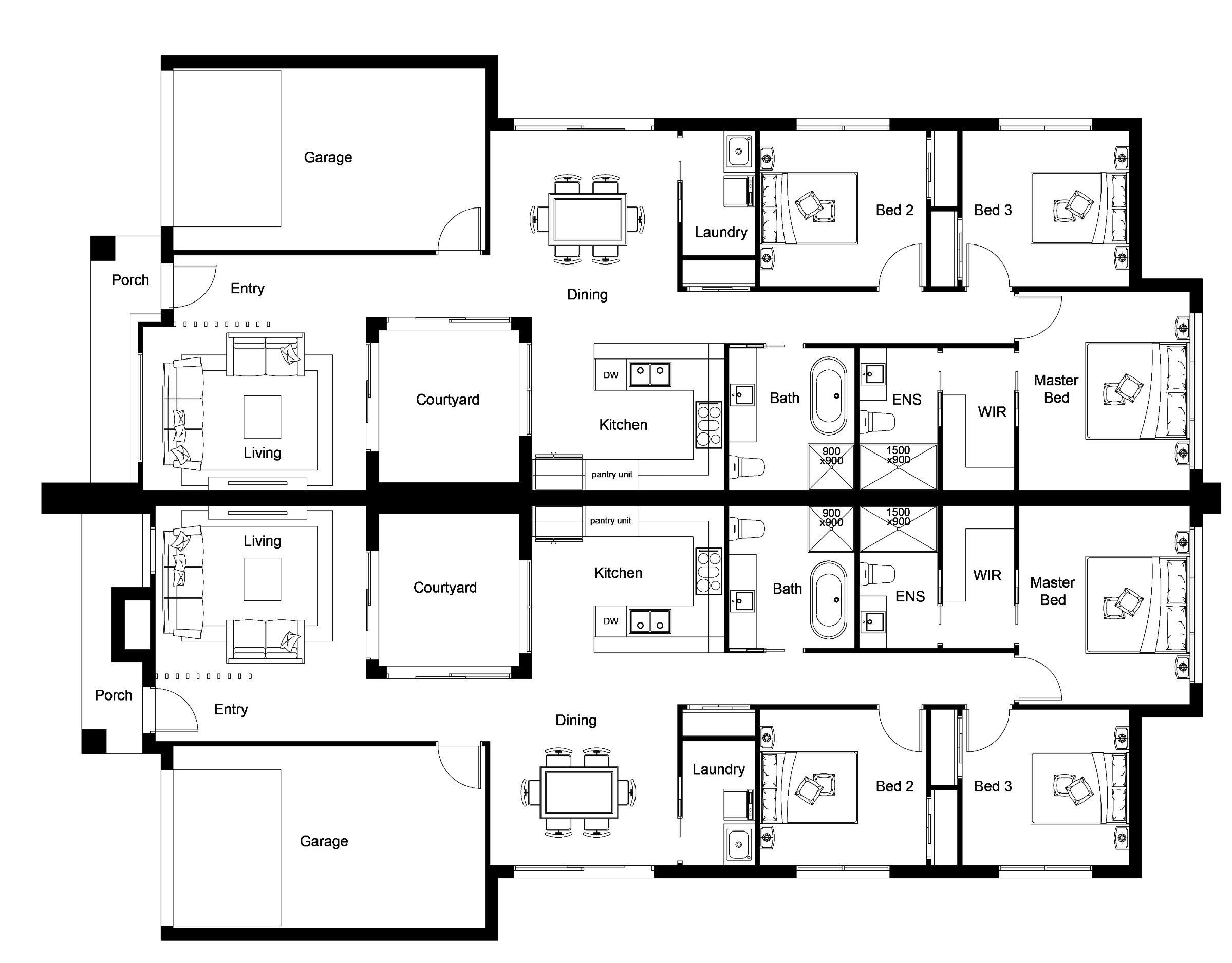 The Corey 33 | Contemporary Home Design | Nira Homes