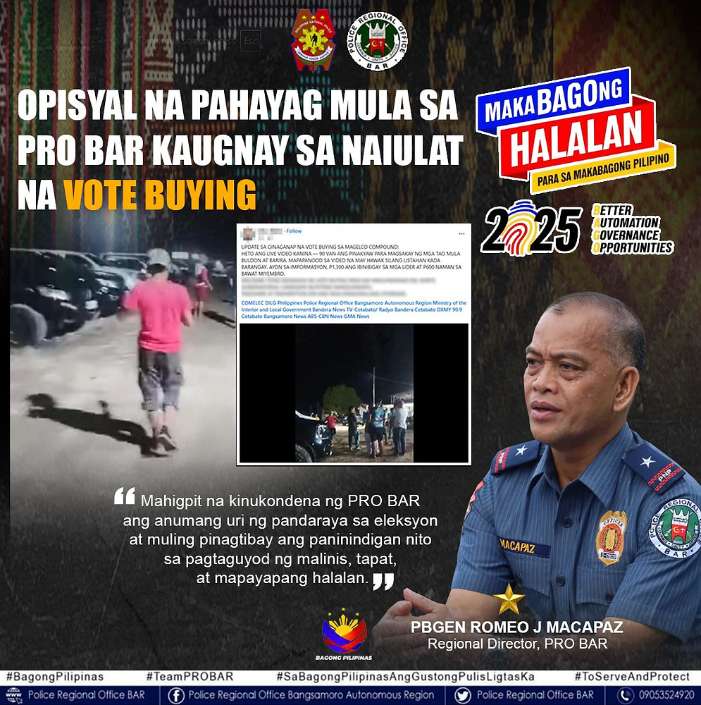 Umano’y vote buying base sa video na kumakalat sa social media ...