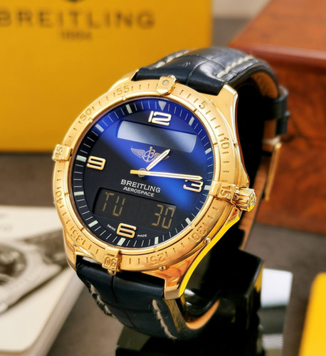 Breitling Aerospace K56062, Solid 18K Gold Watch & Buckle | Grand ...