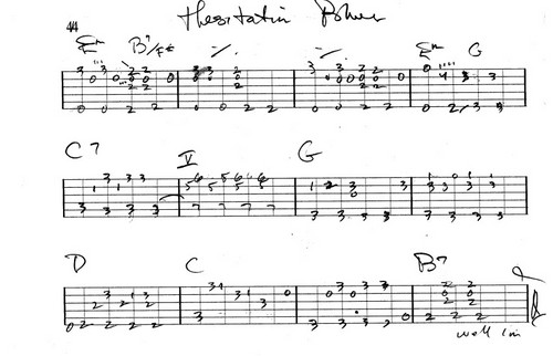 Hesitation Blues Guitar Tab | Ed Eastridge/Big Mo