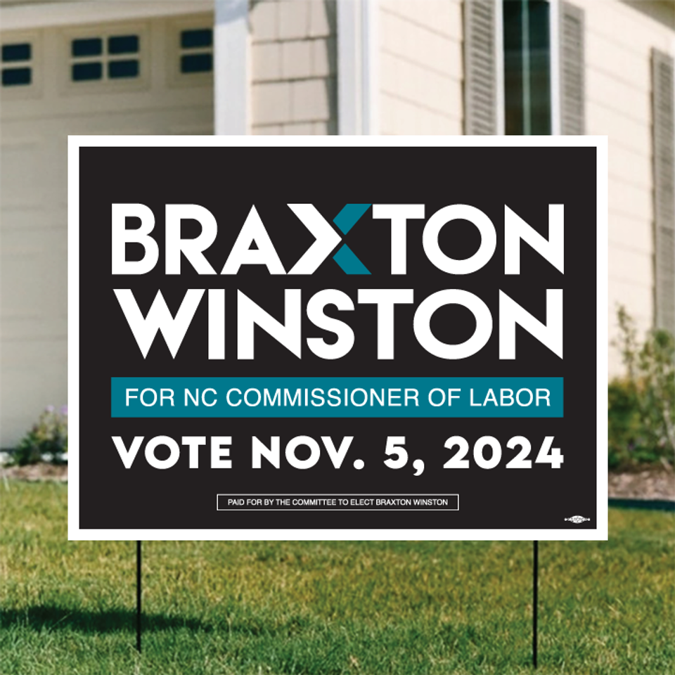 Request a Yard Sign | Braxton Winston