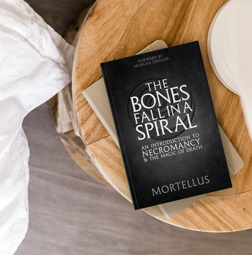 The Bones Fall in a Spiral? Softcover, Signed by the Author | Mortellus