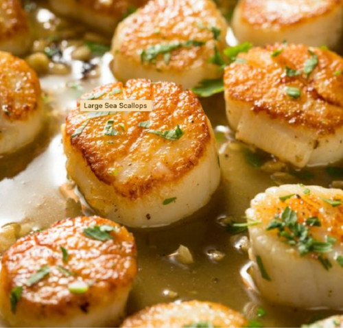 WILD Scallops - Price per lb | RocktheBoatSeafood