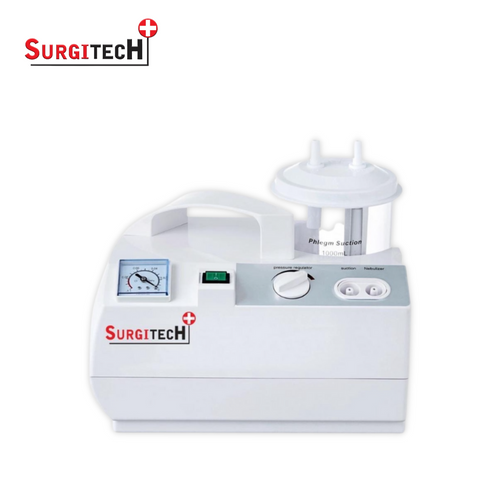 Surgitech Suction Machine with Nebulizer | Medasia