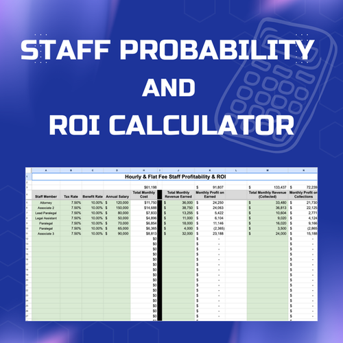 Staff Probability & ROI Calculator | TLTurner Group