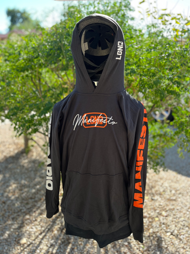 Hoodie Legendary Manifesto Black | Legendarios Arizona