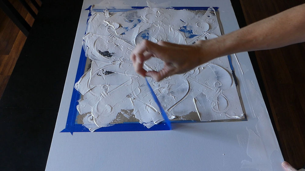 Joint Compound Stenciling