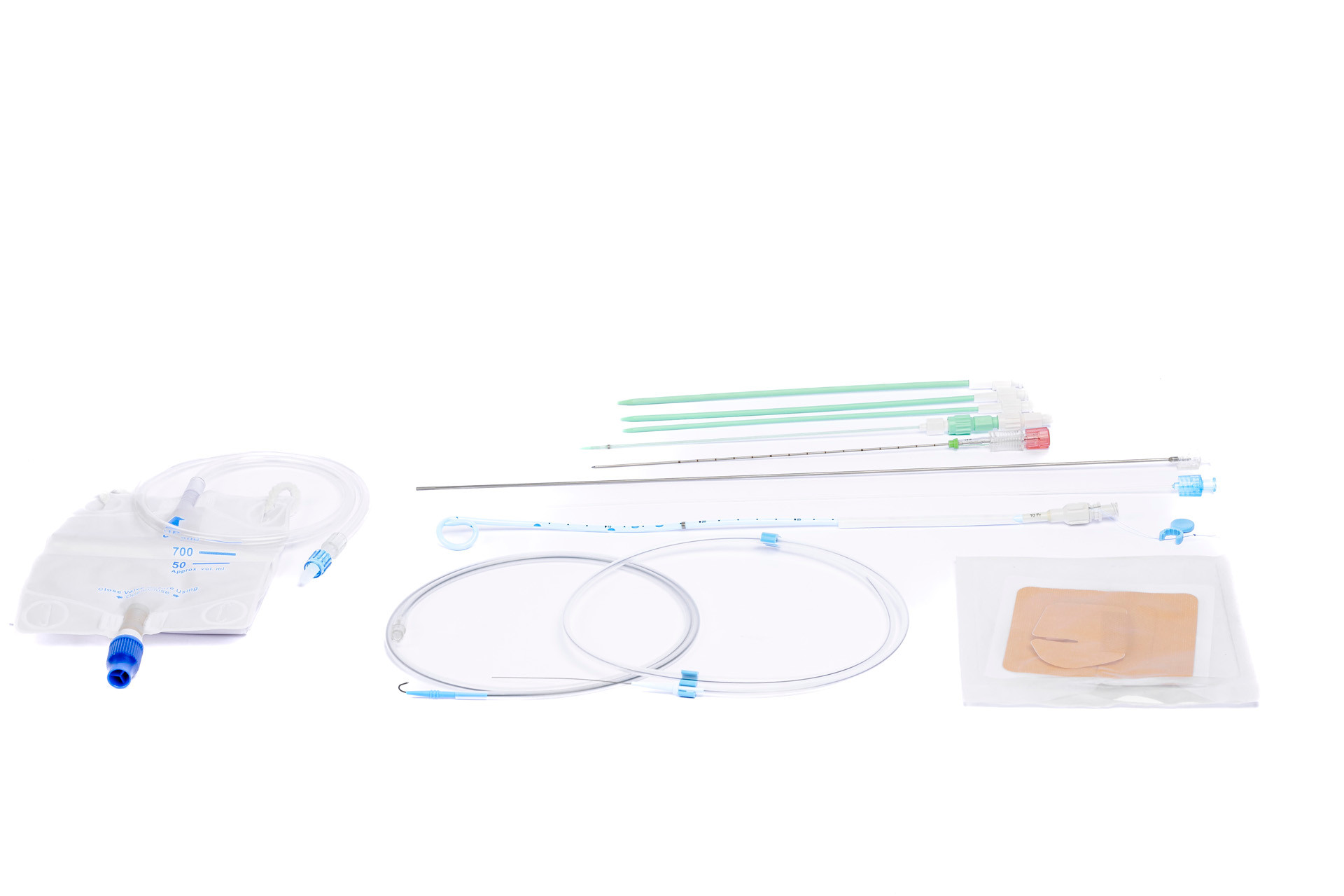 Radiología, Kit de drenaje biliar Técnica: micropunción