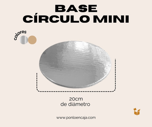 Base circulo mini | Cajas de Cartón