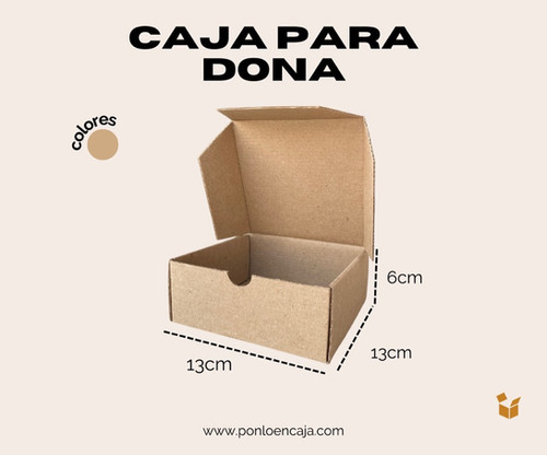 Caja para dona | Cajas de Cartón