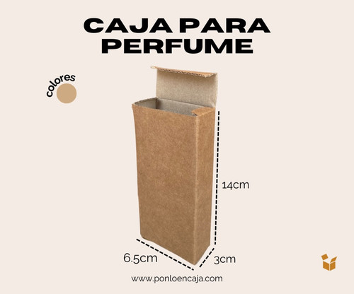 Caja tipo perfume | Cajas de Cartón