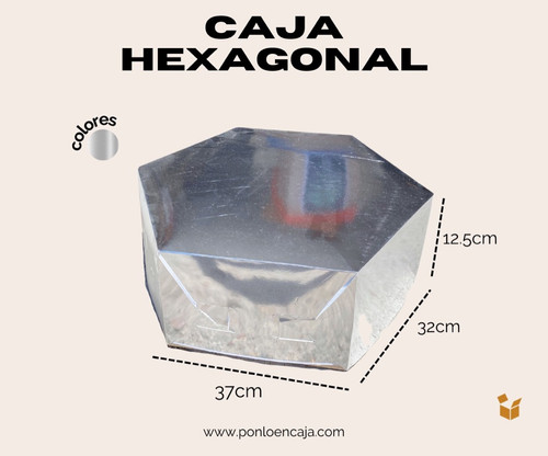 Caja hexagonal caple | Cajas de Cartón
