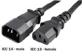 IEC C13 Socket to IEC C14 Plug Power Cord, 3m | harisgc.com