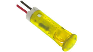 QS83XXY24, APEM Yellow Panel Mount Indicator, 24V dc, 8mm Mounting Hole ...