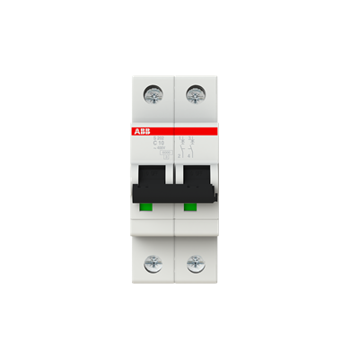 S202-C10, Miniature Circuit Breaker - 2P - C - 10 A | harisgc.com