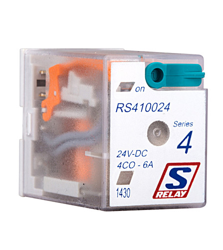 RS410024, 24V DC, Plug-in Relay 14 pin 4 C/O 6A | harisgc.com