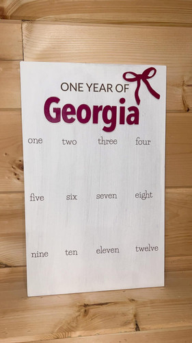 One year memory board | Nan's Nest