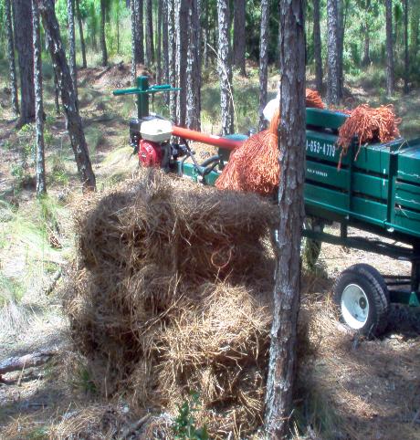 MOBILE PINE STRAW BALERS