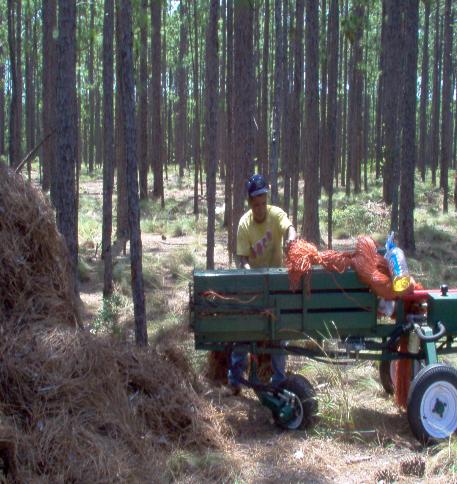 MOBILE PINE STRAW BALERS