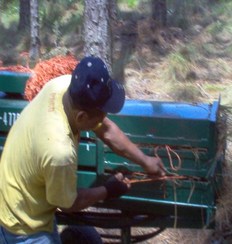 MOBILE PINE STRAW BALERS