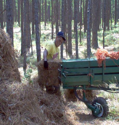 MOBILE PINE STRAW BALERS