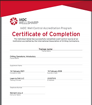 Online IADC WellSharp Intro Drilling | LearnToDrill 100% online | IADC accredited Drilling ...