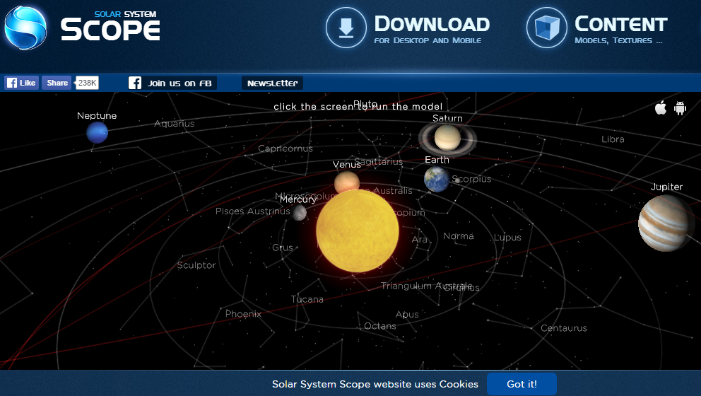 Simulador do Sistema Solar