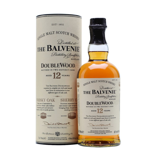 THE BALVENIE "12 YEARS DOUBLEWOODS" - Single Malt Scotch Whisky ...