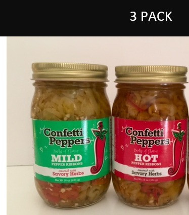 Confetti Peppers - 3 Pack | confettipeppers