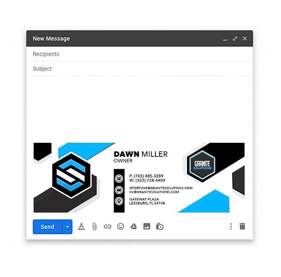 Email Signature Template | Queen of Graphics