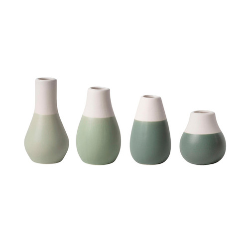 Petits vases verts - Porcelaine Rader design