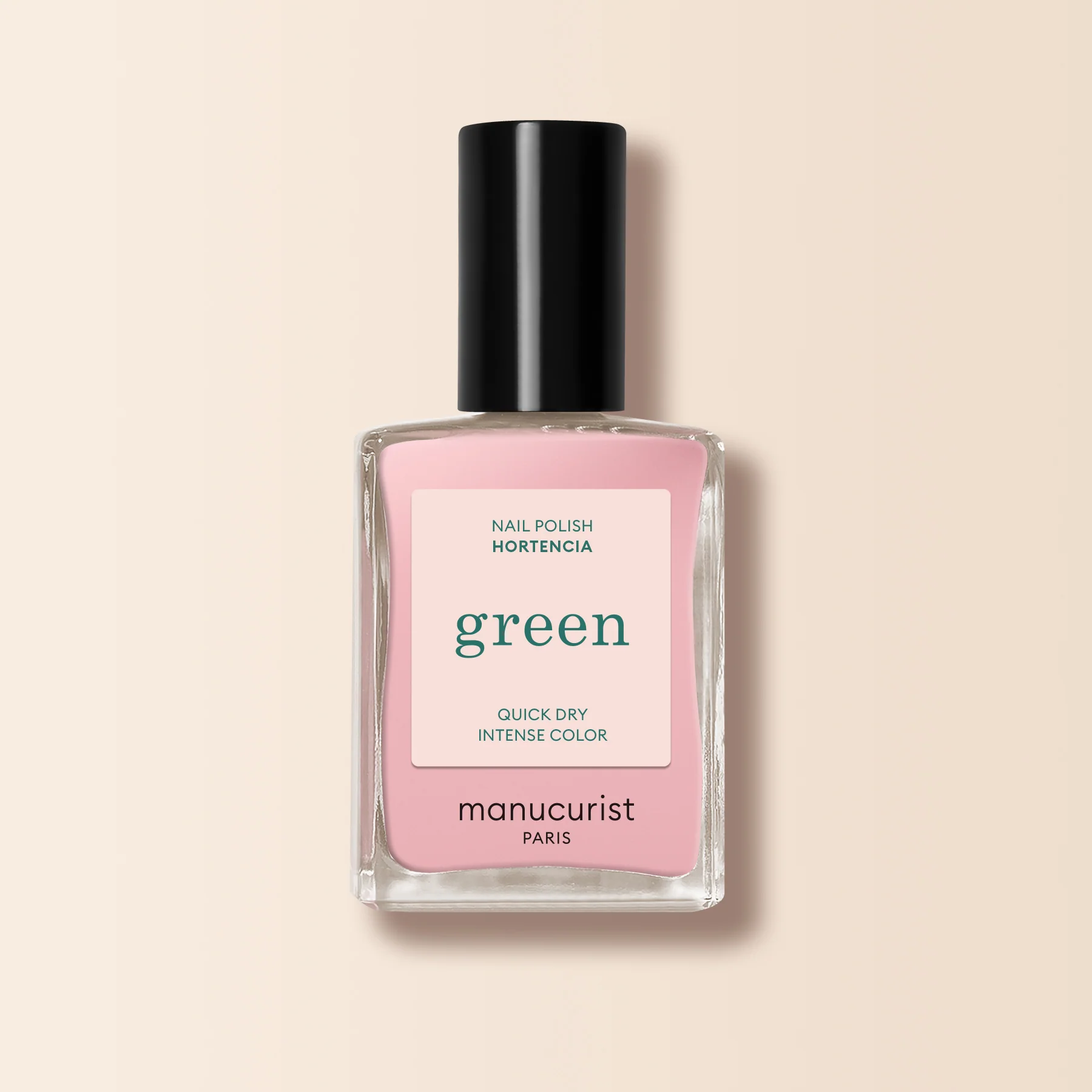 Vernis à ongle rose transparent vegan - Hortensia GREEN Manucurist