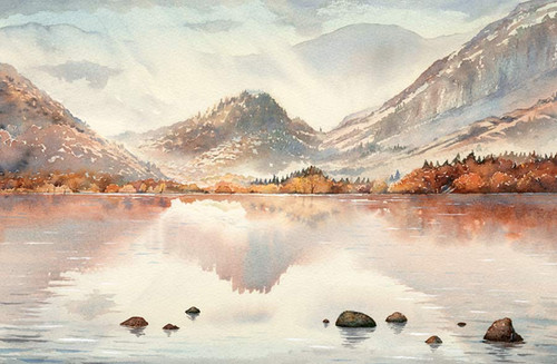 Castle Crag - Derwent Water | DavidHollidayArtist