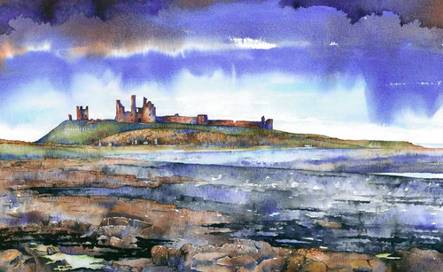 Dunstanburgh Castle | David Holliday Artist