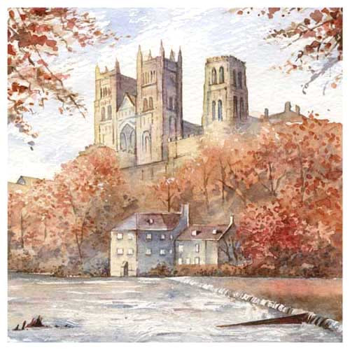 Durham Cathedral - ART CARD | DavidHollidayArtist