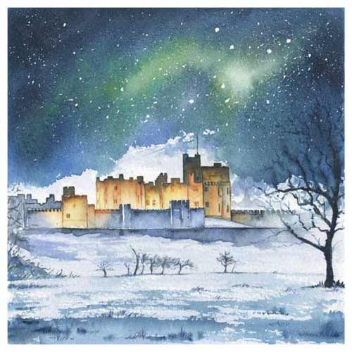 Alnwick Castle ART CARD | DavidHollidayArtist