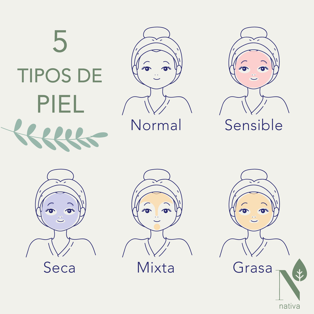 5 Tipos de PIEL