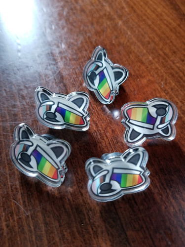 Rainbow Ricky Pin | Red Line SG