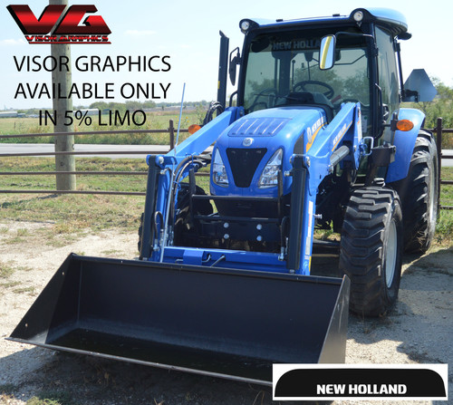 WINDSHIELD VISOR TINT OPTIONS FOR NEW HOLLAND WORKMASTER TRACTOR 55 65 ...