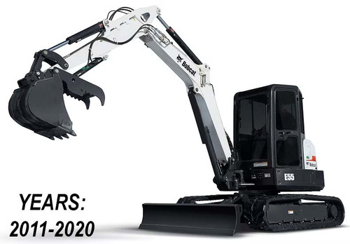 DIY PRECUT TINT FOR GLASS WINDOWS - BOBCAT EXCAVATOR E42 E45 E50 E55 ...