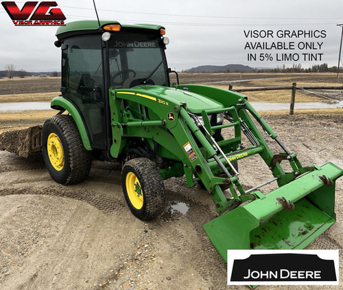 WINDSHIELD VISOR TINT OPTIONS FOR JOHN DEERE TRACTOR 3R SERIES | Diy ...