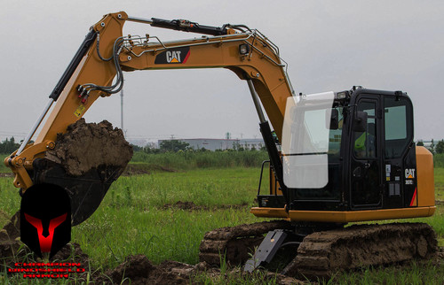 DIY PRECUT TINT-CHAMPION WINDSHIELD ARMOR CATERPILLAR EXCAVATOR E & F ...