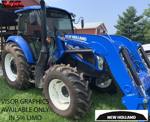 WINDSHIELD VISOR GRAPHICS TINT FOR NEW HOLLAND TRACTOR POWERSTAR | Diy ...