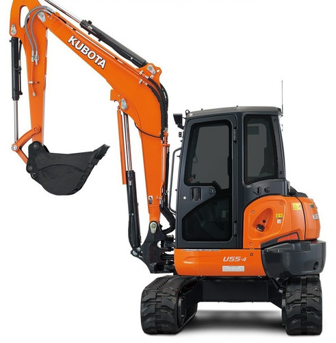 DIY PRECUT TINT FOR GLASS WINDOWS - KUBOTA MINI EXCAVATOR U55 AND U55-4 ...