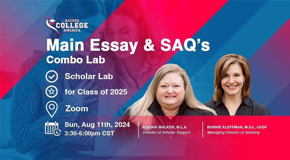 Access College America Membership | Benefits & College Prep Services