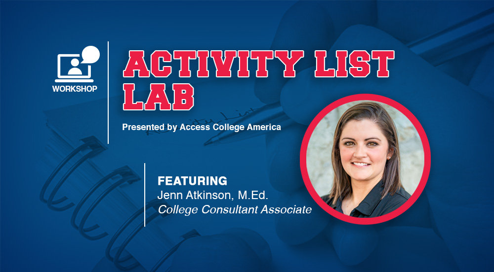 Activity List Lab (for Class of '25) | Accesscollegeamerica