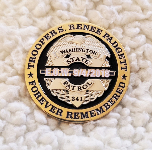 Trooper S. Renee Padgett EOW Coin | WSP Memorial Found