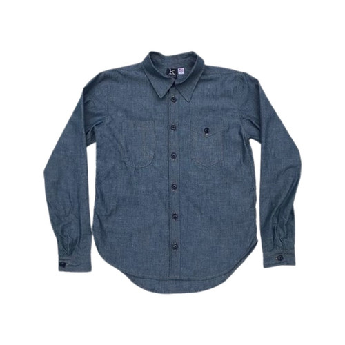 Light Indigo Chambray Workshirt | Koothbrand