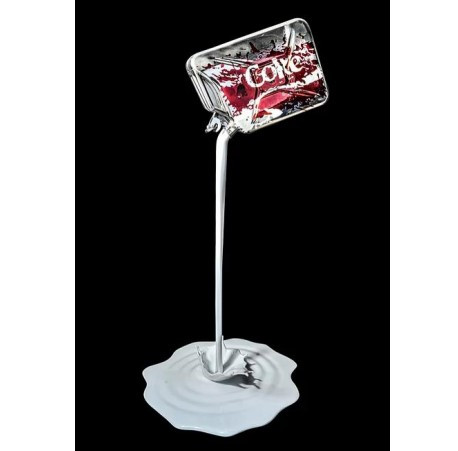 Sculpture - Coke and Splash (white) | Bob Tonic | Class Art Biarritz