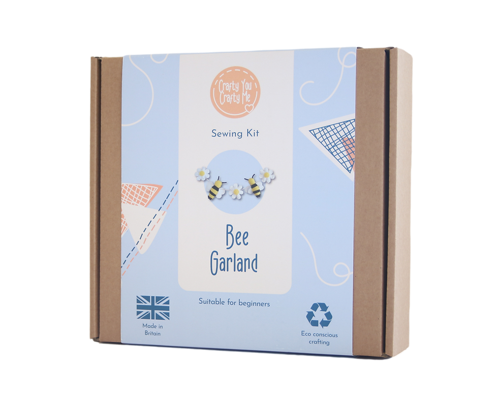Bee Felt Garland Kit | Crafty You Crafty Me